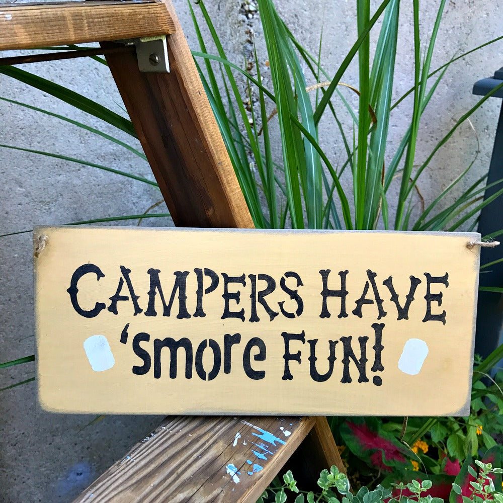 Campers Have Smore Fun, Wooden Camping Sign, Camping Gift – Woodticks ...