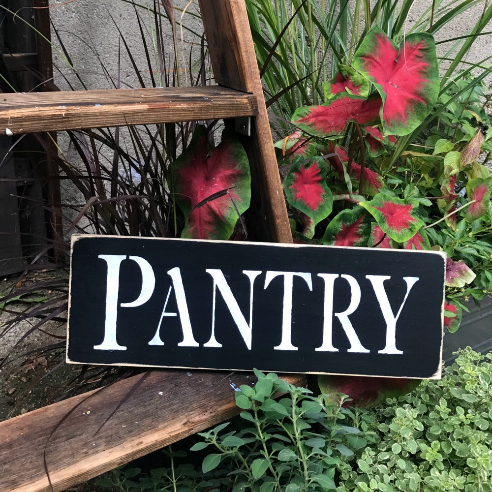 Pantry, Wood Sign – Woodticks Wood'n Signs